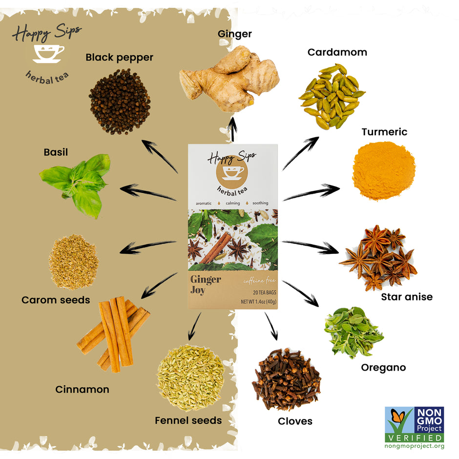 Happy Sips Herbal Tea - The Perfect Balance